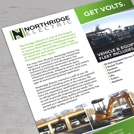 Northridge Electric Flyer Design - Doohickey Creative