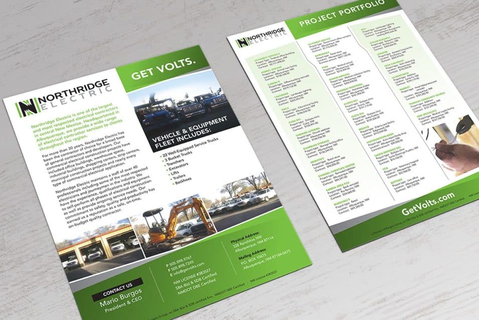 Northridge Electric Flyer Design - Doohickey Creative