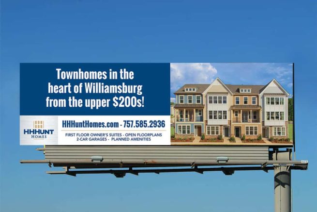HHHunt Homes Billboard Design - Doohickey Creative