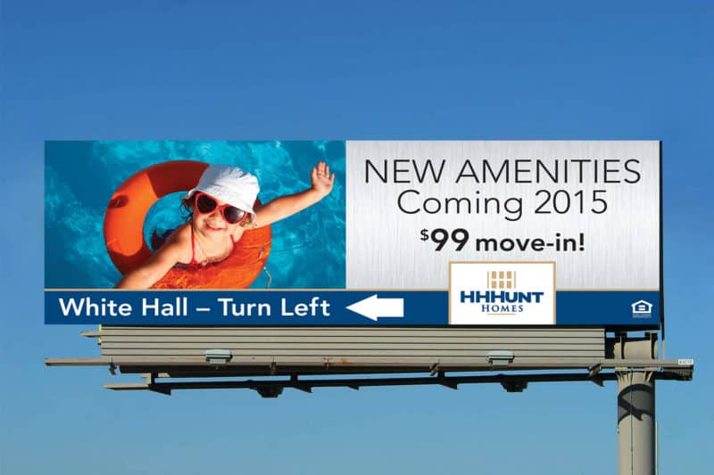 HHHunt Homes Billboard Design - Doohickey Creative