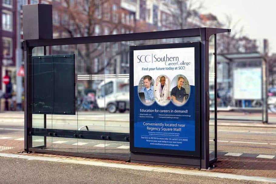 Southern Career College Signage Design - Doohickey Creative