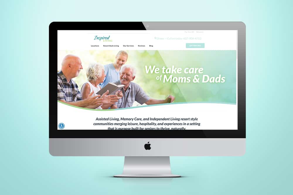 Inspired Living Website Design - Doohickey Creative Portfolio