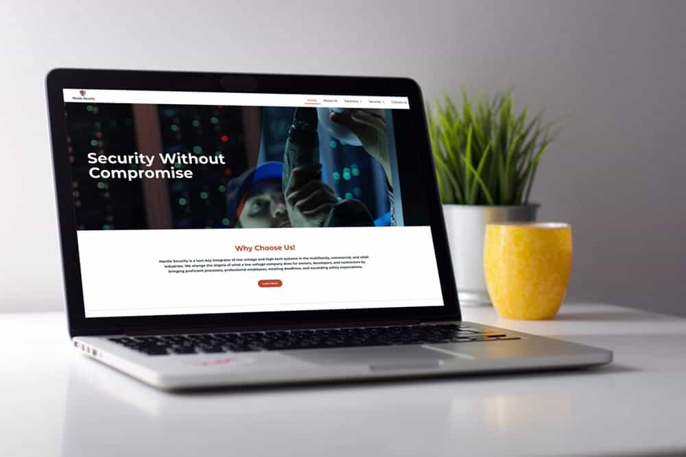 Mantle Security Website Design - Doohickey
