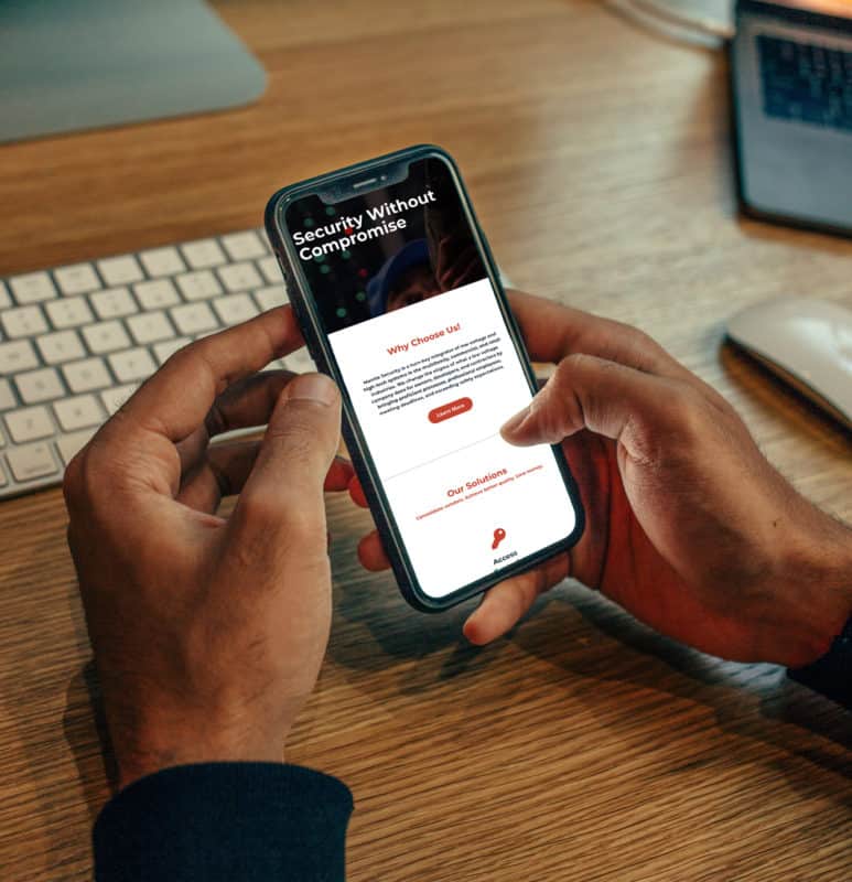 Mantle Security Website Design - Doohickey