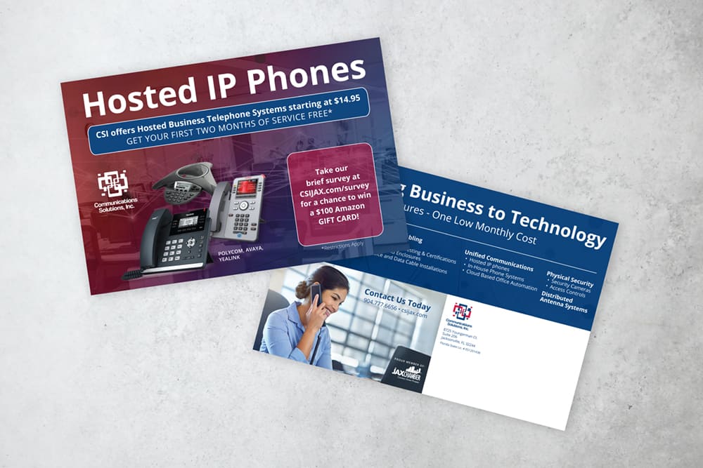 CSI Direct Mail Campaign Postcard Design - Doohickey