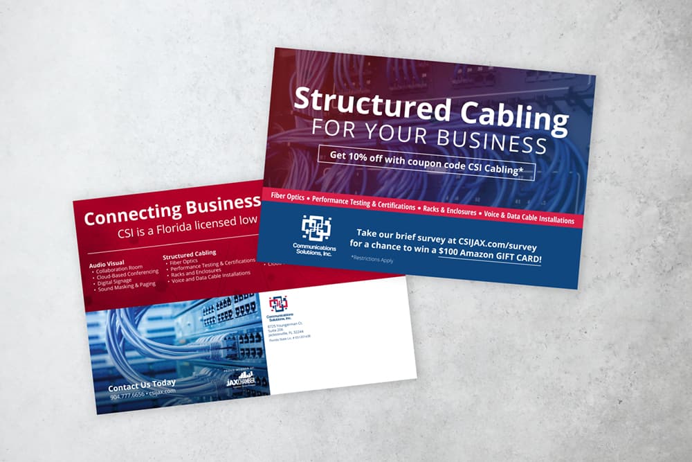CSI Direct Mail Campaign Postcard Design - Doohickey