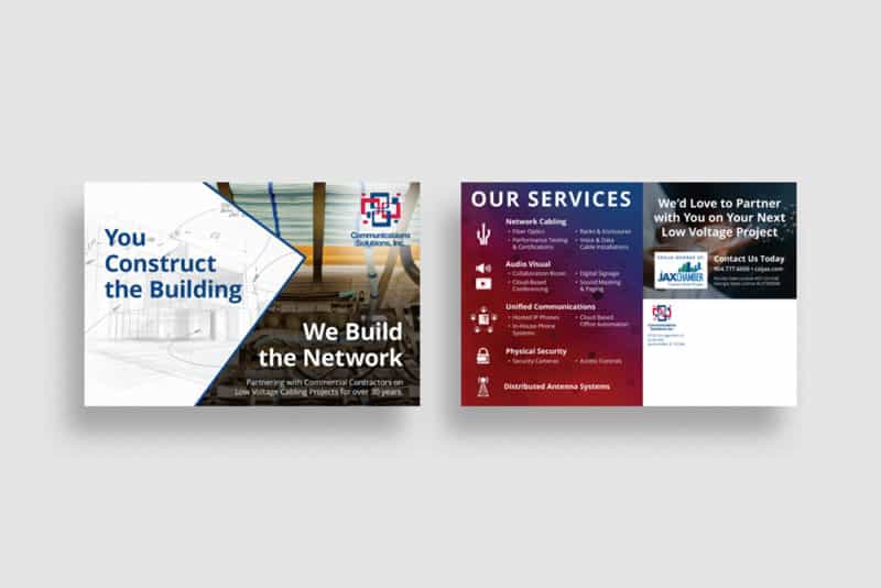 CSI General Contractors Postcard Design - Doohickey