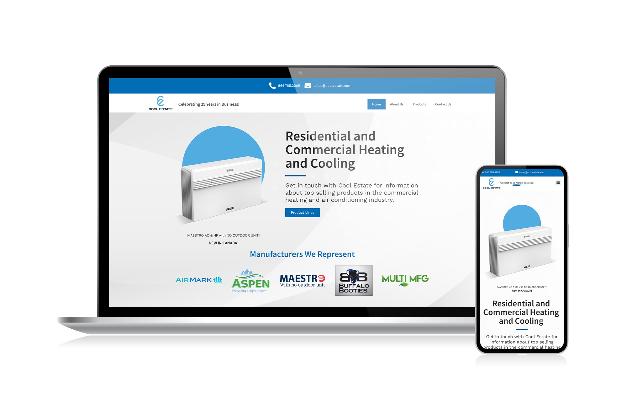 Cool Estate Website Design - Doohickey