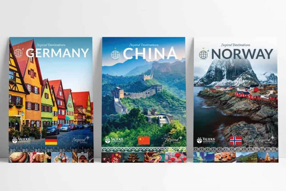 Inspired Living Inspired Destinations Poster Design - Doohickey