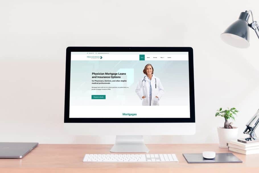 MedAdvance Financial Website Design - Doohickey