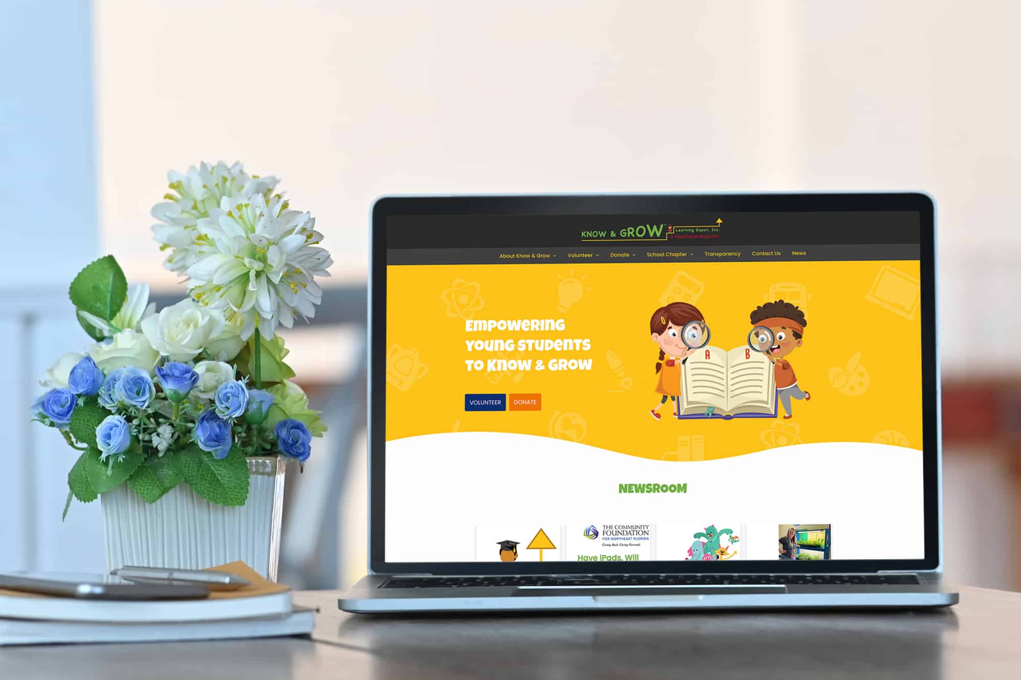 Know and Grow Learning Depot Website Design - Doohickey